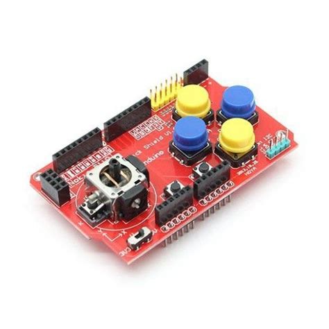 Плата расширения Arduino Joystick Shield купить с доставкой по
