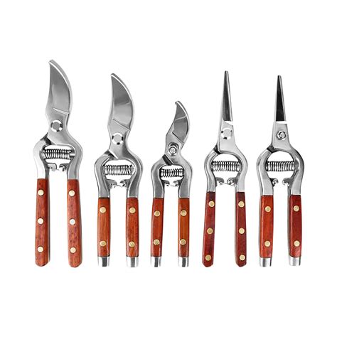 Gsfixtop Straight Curved Scissors 8 Pruning Professional Premium Titanium Bypass Garden Shears