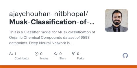 GitHub Ajaychouhan Nitbhopal Musk Classification Of Chemical Compounds With Deep Neural