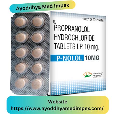 Propranolol Hydrochloride Tablets Ip At ₹ 48 Stripe Padhole Nagar Nagpur Id 2854405312230