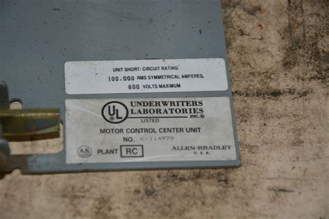 Dsc0063 Of Allen Bradley 2100 Centerline Size 1 Breaker Feeder 12