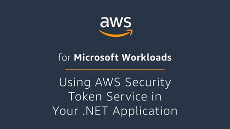Using Aws Security Token Service In Your Net Application Youtube