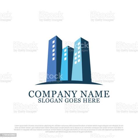 부동산 에이전시 로고 디자인 영감 부동산 개발에 가장 적합 건설 로고 벡터 디자인 템플릿 마케팅에 대한 스톡 벡터 아트 및 기타