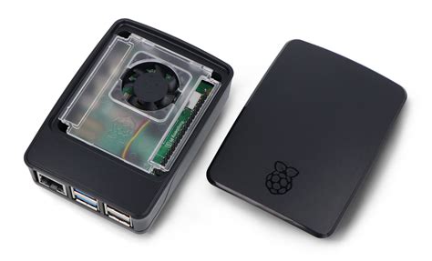 Raspberry Pi 5 Case Black Gray Botland Robotic Shop