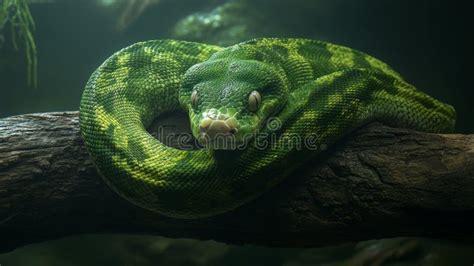 Green Tree Python Symbol Of 2025 Chinese Zodiac And New Year