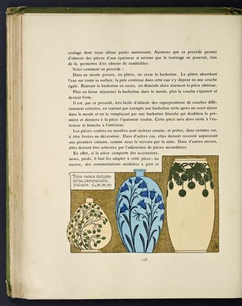 etude de la plante son application aux industries d art pochoir