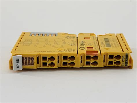 beckhoff el1904 4x digital input module ethercat terminal 24vdc gpm