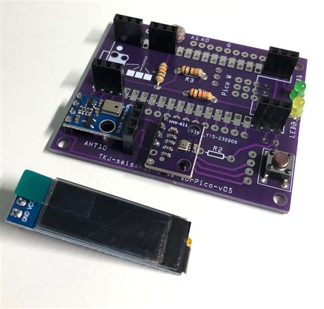 Raspberry Pi Picowを使った環境測定基板sensorpico 気温、湿度、気圧、明暗度を測定 Tkj Works