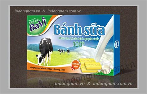 In Hộp Giấy Bánh Sữa Ba Vì