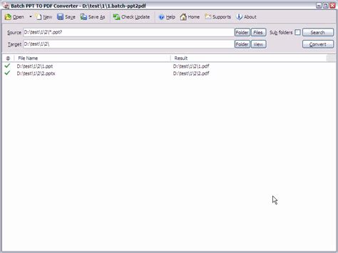 Screen Shot Batch PPT To PDF Converter PowerPoint To PDF PPTX To PDF Converter Batchwork