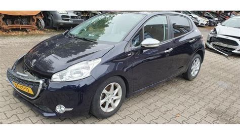 Peugeot 208 I 12 Vti 12v Puretech 82 Salvage Vehicle 2014 Dark Blue