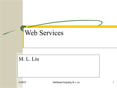 Web Services Ppt