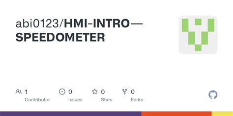 Github Abi0123hmi Intro Speedometer