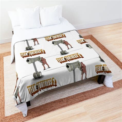 Team Fortress 2 Spy Holding Giant Ambassador Comforter