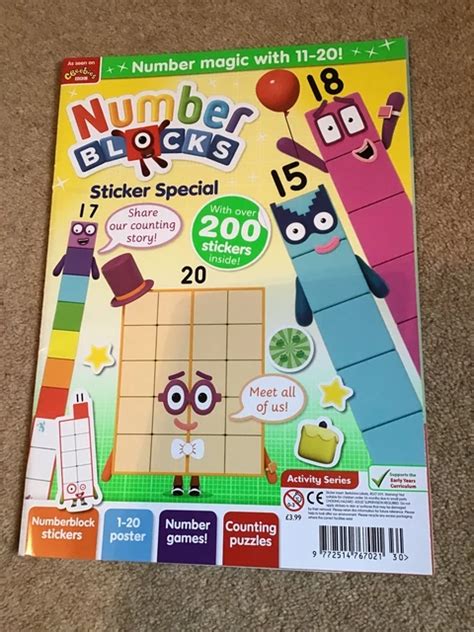 Cbeebies Numberblocks Magazine Issue Dominos Picclick My Xxx Hot Girl