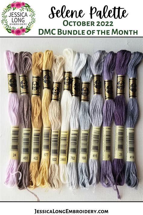 Dmc Floss Bundle Of The Month 2022 Selene Artofit