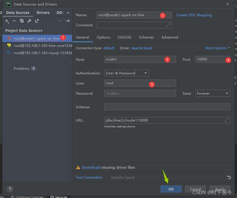 Datagrip编写sql语句操作sparkspark Thriftserverdatagrip远程连接spark Sql Csdn博客