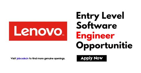 Entry Level Embedded Software Engineer Job Opportunity Jobcode