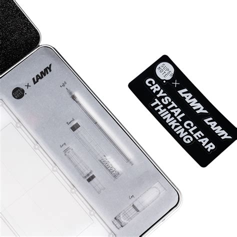 Supernote X Lamy Crystal Clear Thinking Special Set Supernote Malaysia