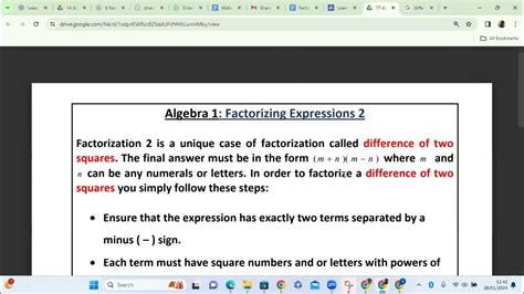 Factorization 2 Youtube