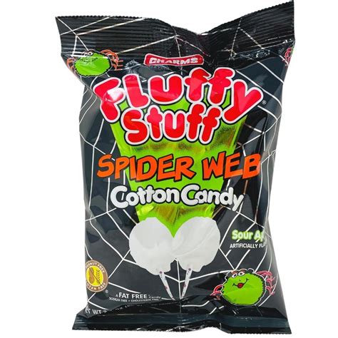 Fluffy Stuff Spider Web Cotton Candy 2 1oz Candy Funhouse Candy