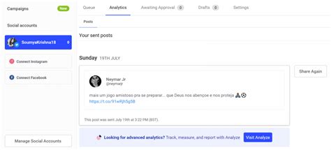 How To Use Buffer Social Media Marketing Tool Weberge