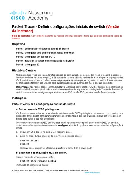 2 5 5 packet tracer configure initial switch settings ilm pdf