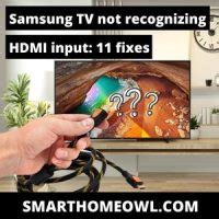 Samsung TV Not Recognizing HDMI Input Fixes SmartHomeOwl