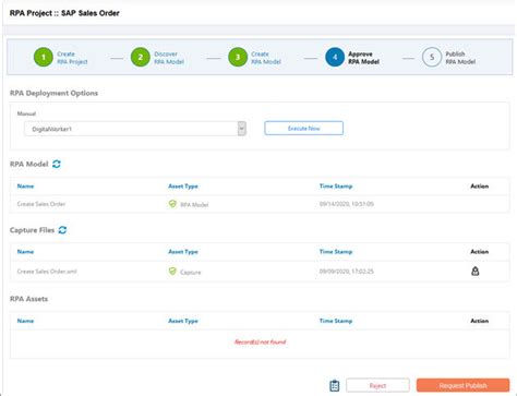 Approving An RPA Model