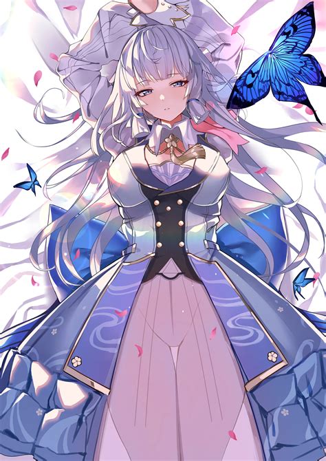 Kamisato Ayaka And Kamisato Ayaka Genshin Impact Drawn By Sas Ls B Danbooru