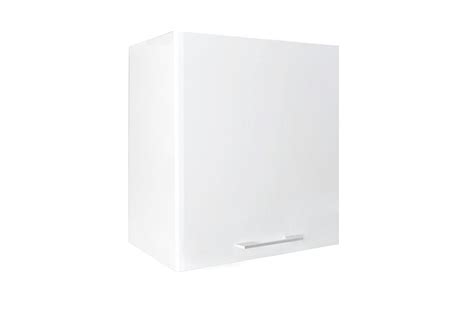 Кухненски шкаф горен с една врата за аспиратор In Mdf Va50 бял гланц • Модулна кухня In Mdf бяла