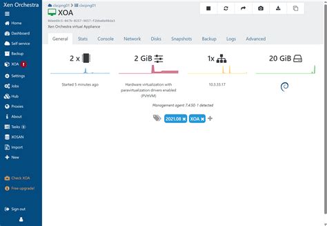 Xcp Ng Beta New Xo Lite Web Interface Virtualization Howto