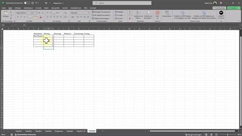create automatic table border in excel