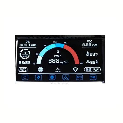 Custom Black Background Va LCD Display Panel China LCD Display And LCD Screen Price