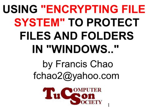 Encrypting File System