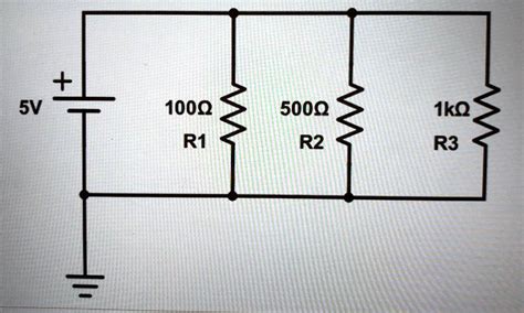 solved for the circuit below calculate the values of voltages and