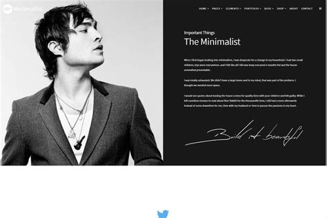 Minimalist Wordpress Theme