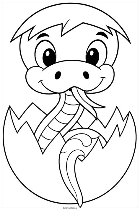 뱀 색칠공부 51장 무료 Pdf・png 출력