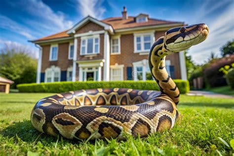 Axanthic Ball Python Goes House Stock Illustration Illustration Of Holiday Lizard 322969763