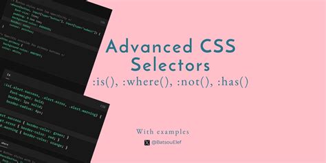 Css Selectors Unlocking Advanced Selectors For Modern Web Design Dev