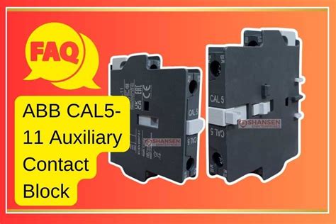 Cal5 11 Auxiliary Contact Block Fuses And Contactors