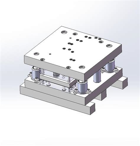 冲压模具 Solidworks 模型下载 懒石网