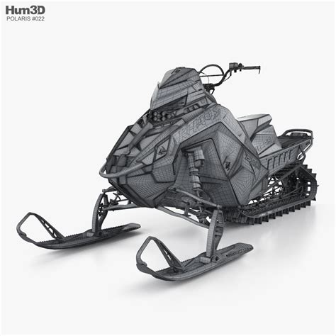 Polaris 650 Rmk Khaos Slash 146 2023 Modelo 3d Vehículos On 3dmodels