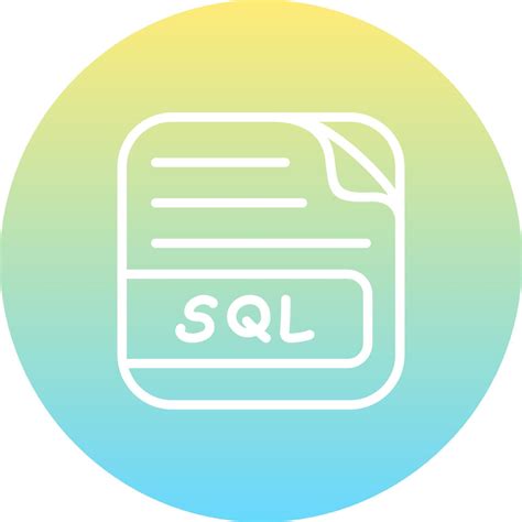 Sql File Strong Flat Symbol 71746402 Vector Art At Vecteezy