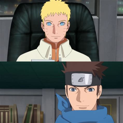 Naruto Uzumaki And Konohamaru Sarutobi Boruto Naruto Next Generations Naruto Uzumaki