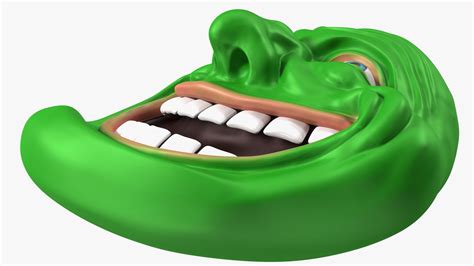 巨魔脸绿色 3d模型 24 3ds Blend C4d Fbx Max Ma Lxo Obj Free3d