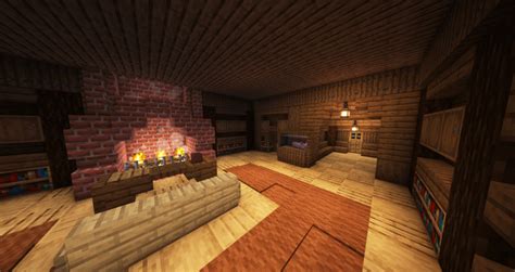 Built A Cozy Living Room Rminecraftbuilds