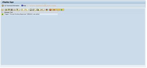 Iclregrepprocres Sap Tcode Process Response Messages Transaction Code