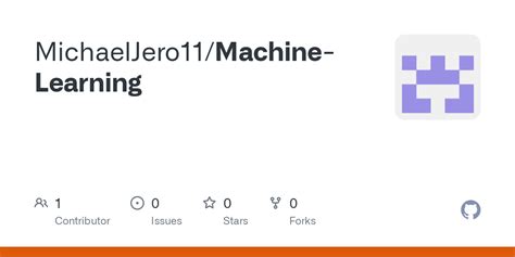 Github Michaeljero Machine Learning