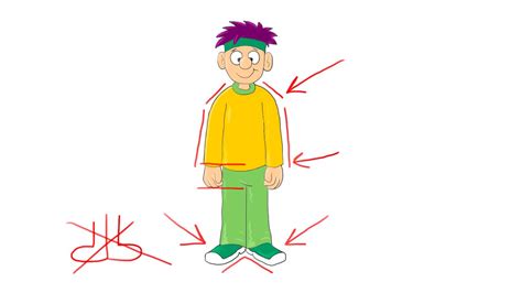 Рисуем мультяшное тело как нарисовать мультяшку как рисовать мультик Youtube